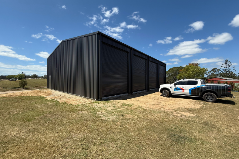 Monument® Rural Four-Bay | The Shed Company Projects